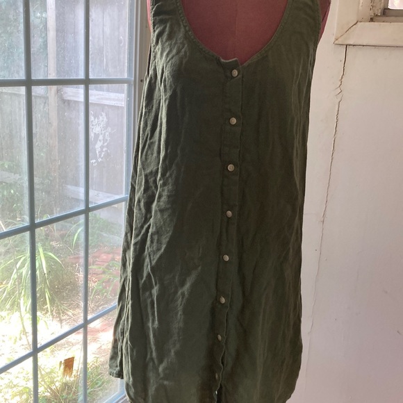 Quiksilver | Dresses | Hunter Green Dress Quicksilver | Poshmark